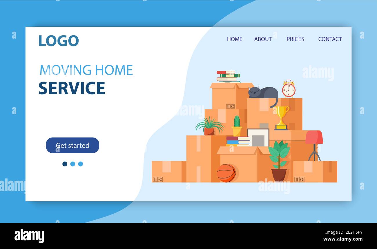 Concept moving house Stock Vector Image & Art - Alamy