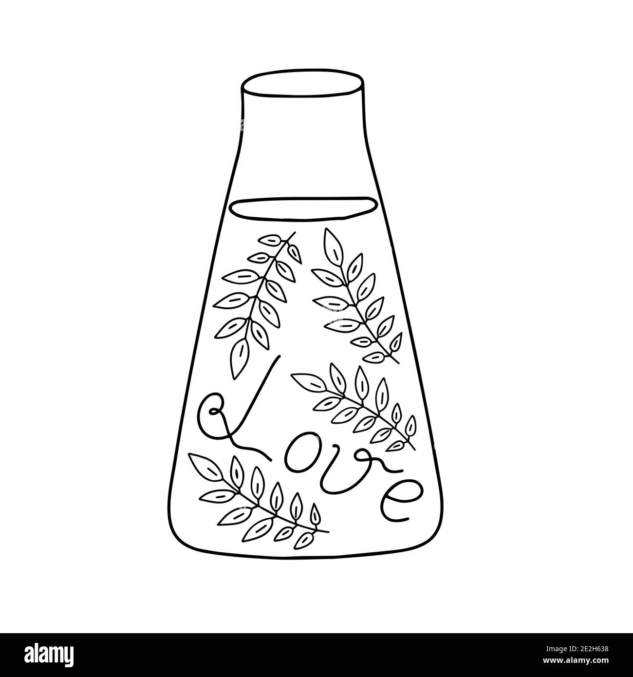 Potion bottle Black and White Stock Photos & Images - Alamy