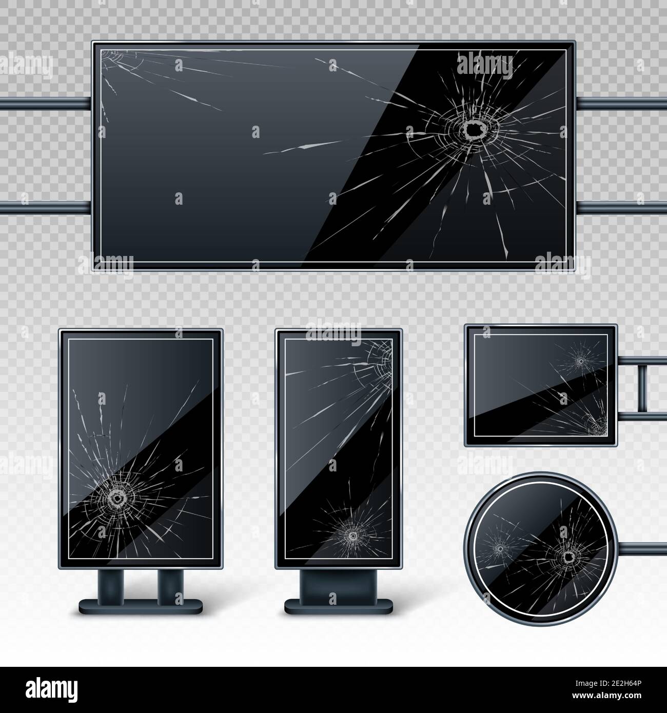 Billboard screens Stock Vector Images - Alamy