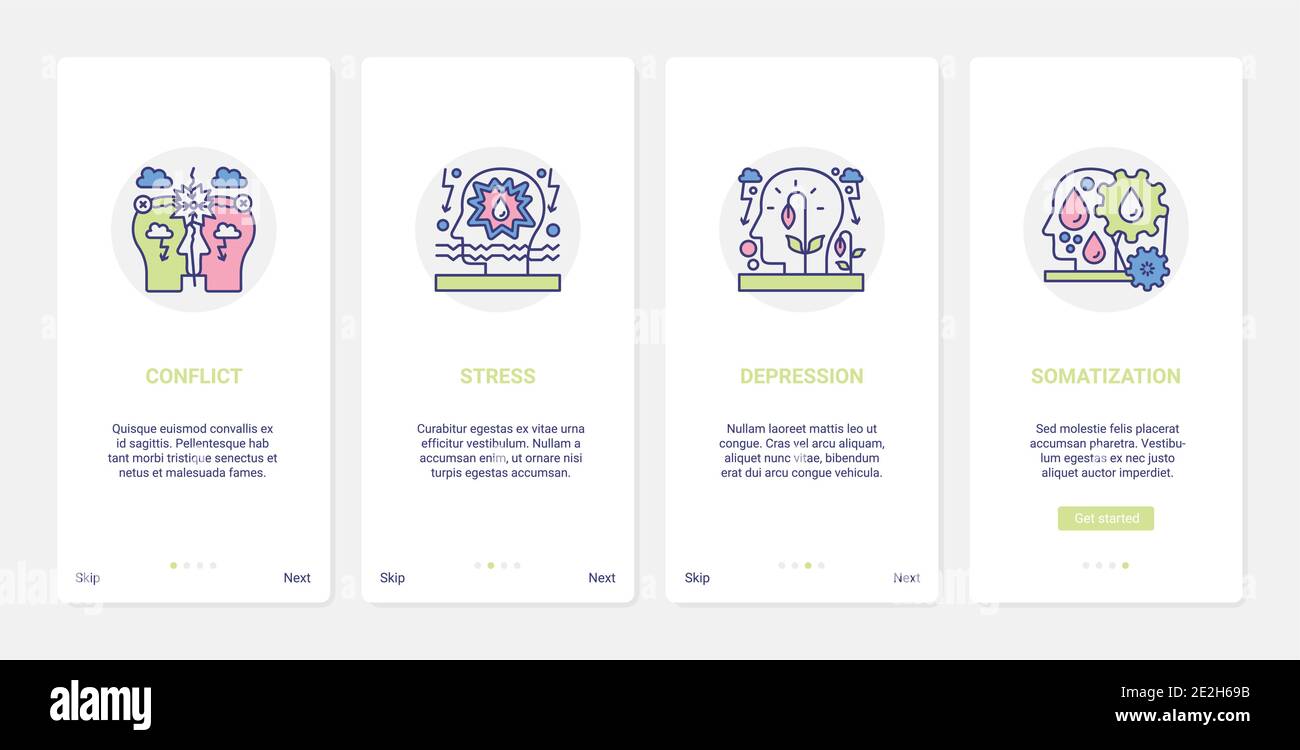 Conflict in mind Stock Vector Images - Alamy