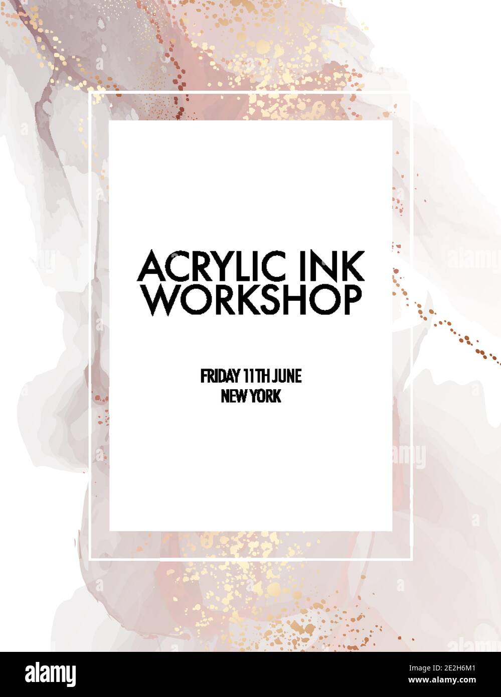 Watercoor painting Earth tones background. Abstract acrylic ink pouring ...