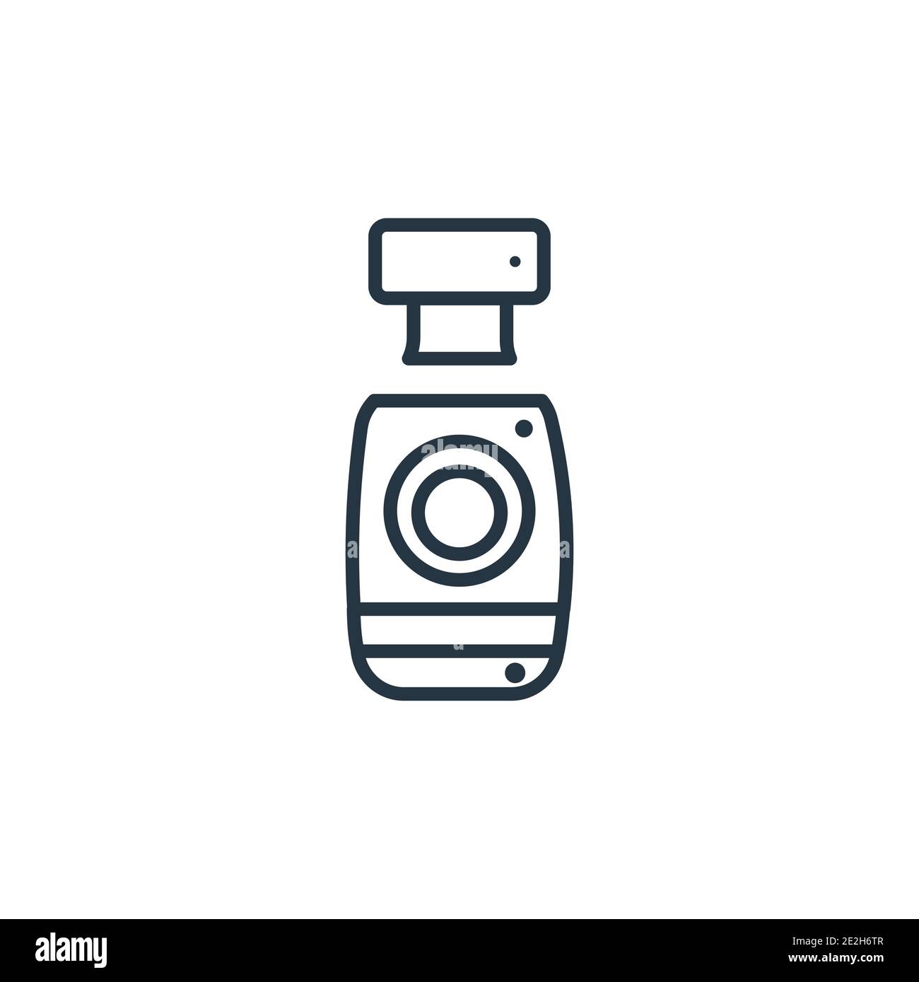 Ketchup outline vector icon. Thin line black ketchup icon, flat vector ...