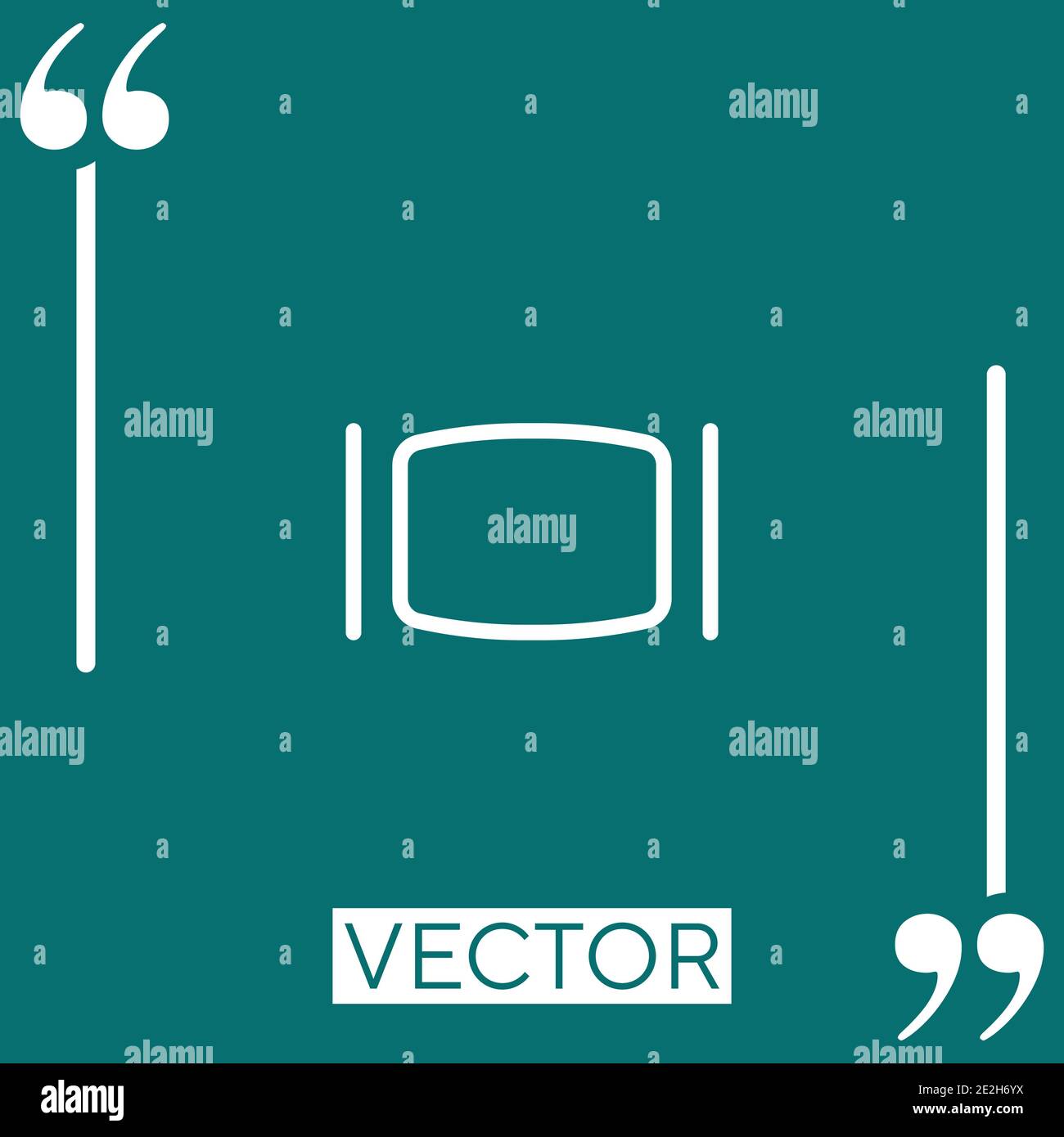 display Linear icon. Editable stroke line Stock Vector Image & Art - Alamy