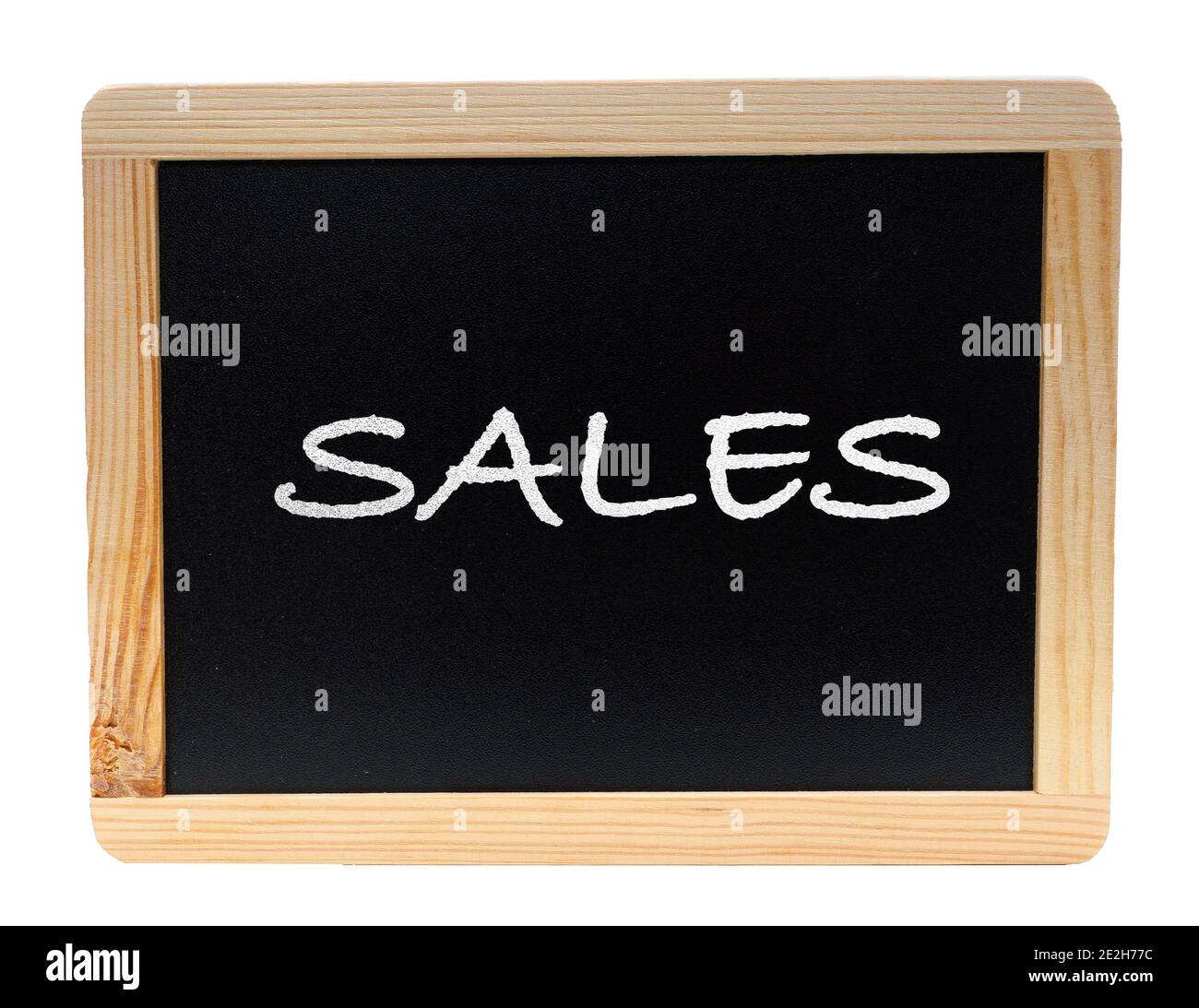 SALES TEXT ON A MINI BLACKBOARD Stock Photo - Alamy