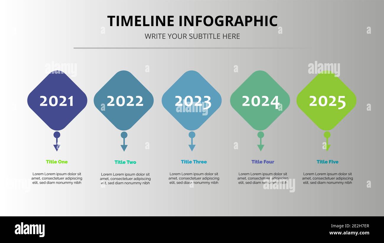 Timeline infographic template Stock Vector Images - Alamy