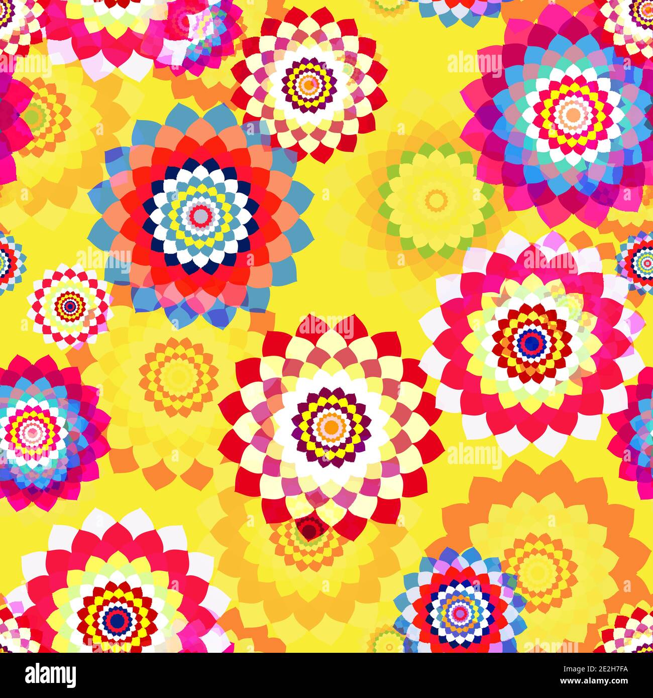 Stylized Spring Flowers Stock Vector Image & Art - Alamy