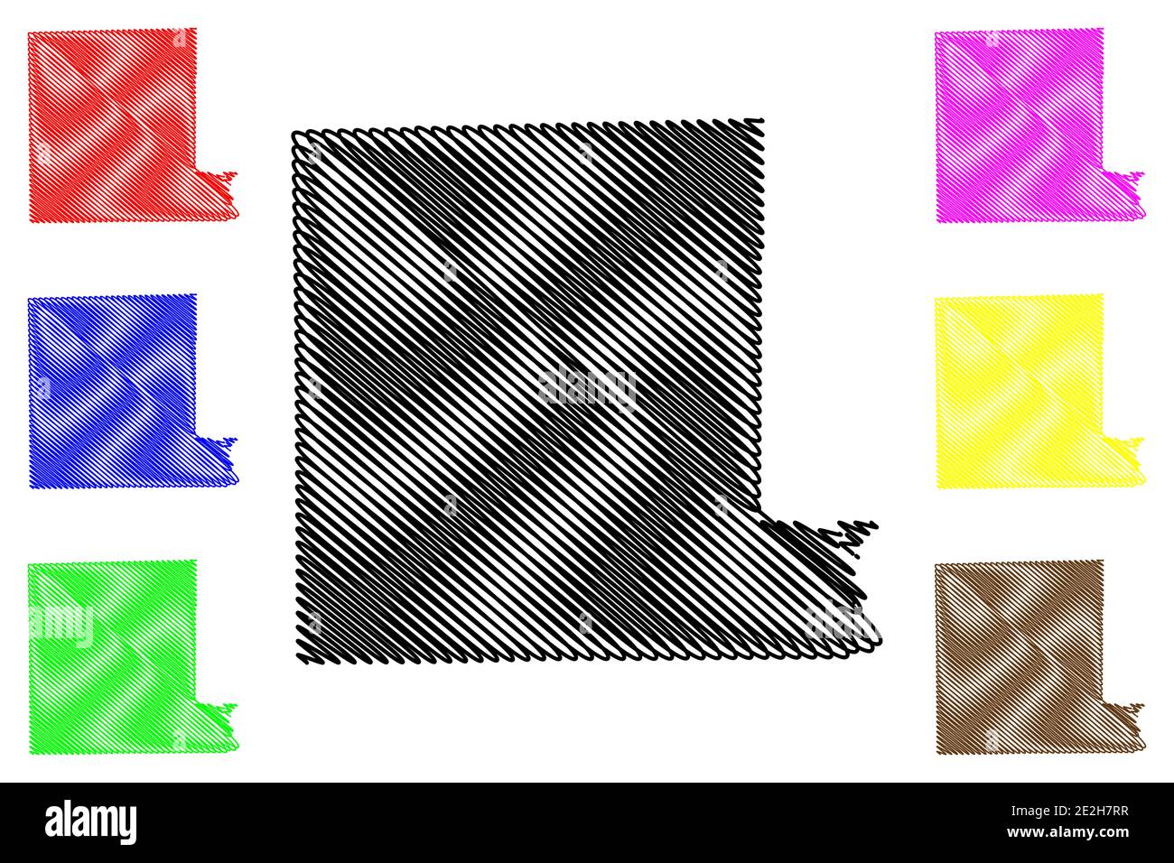 Map of chillicothe Stock Vector Images - Alamy