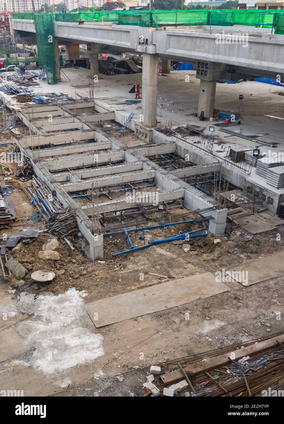 Concrete footing formwork hi-res stock photography and images - Alamy