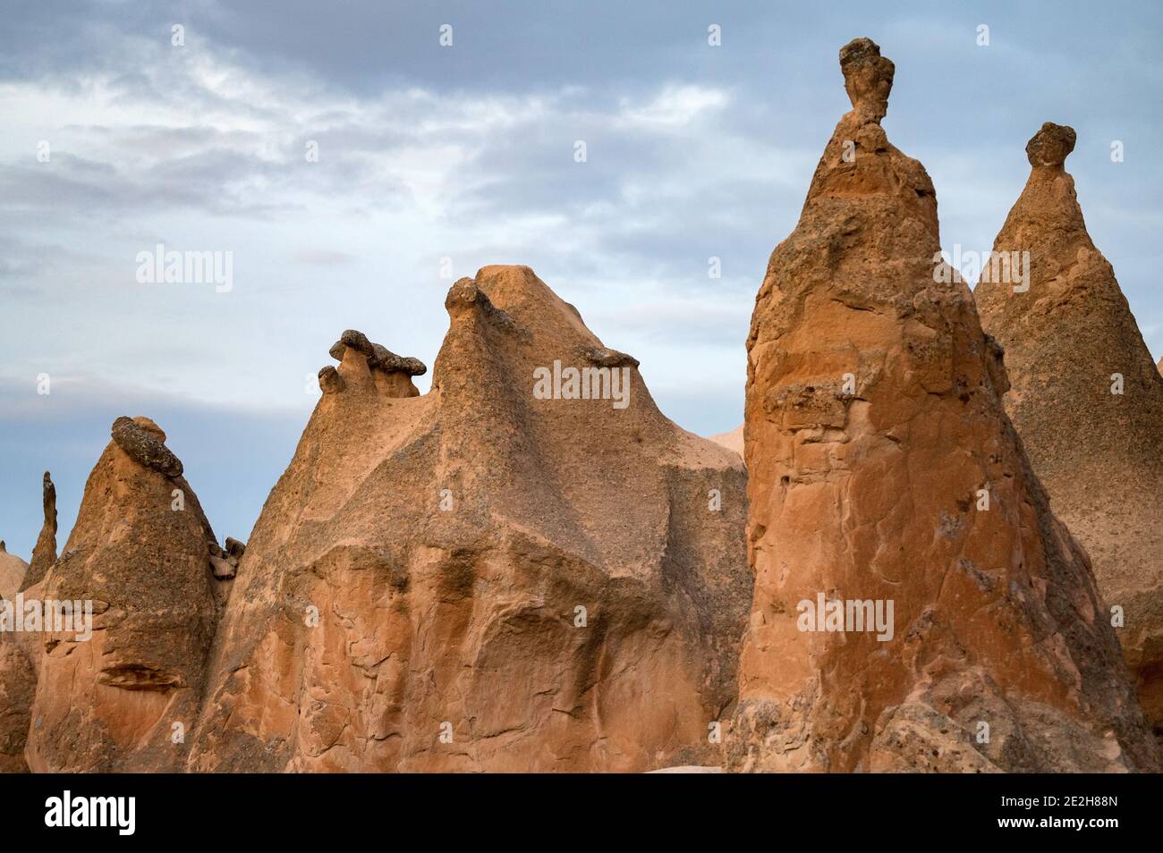 Fairy chimneys and balancing rocks of Devrent Valley in Cappadocia ...
