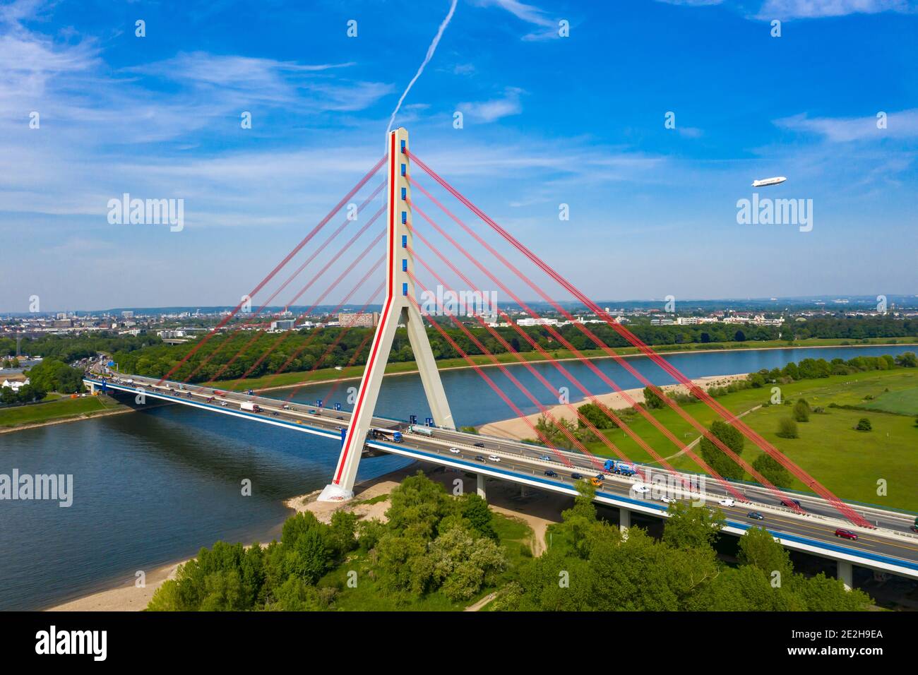Fleher Bridge in Dusseldorf Stock Photo - Alamy