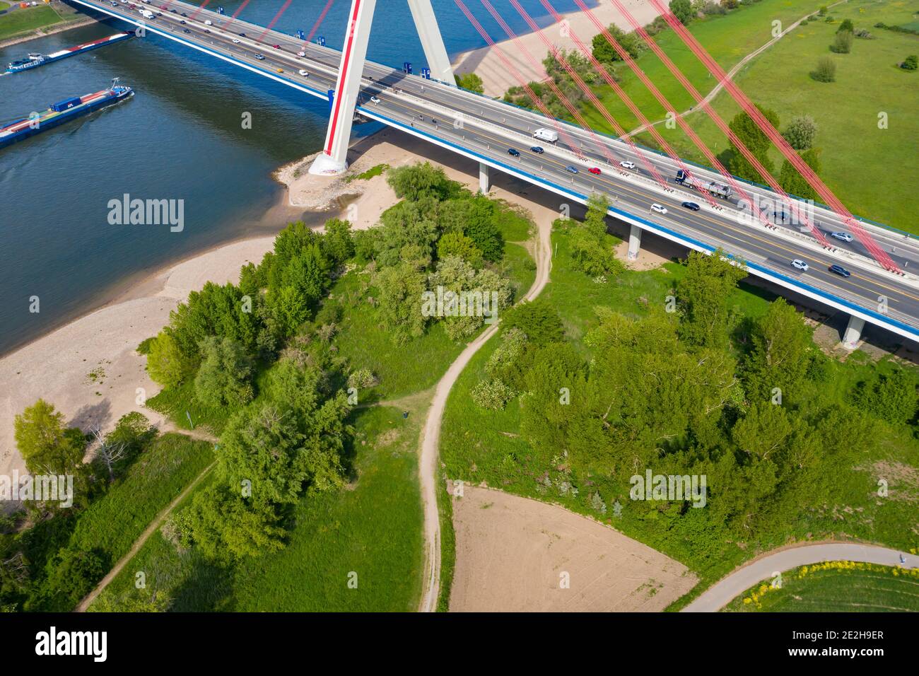 Fleher Bridge in Dusseldorf Stock Photo - Alamy