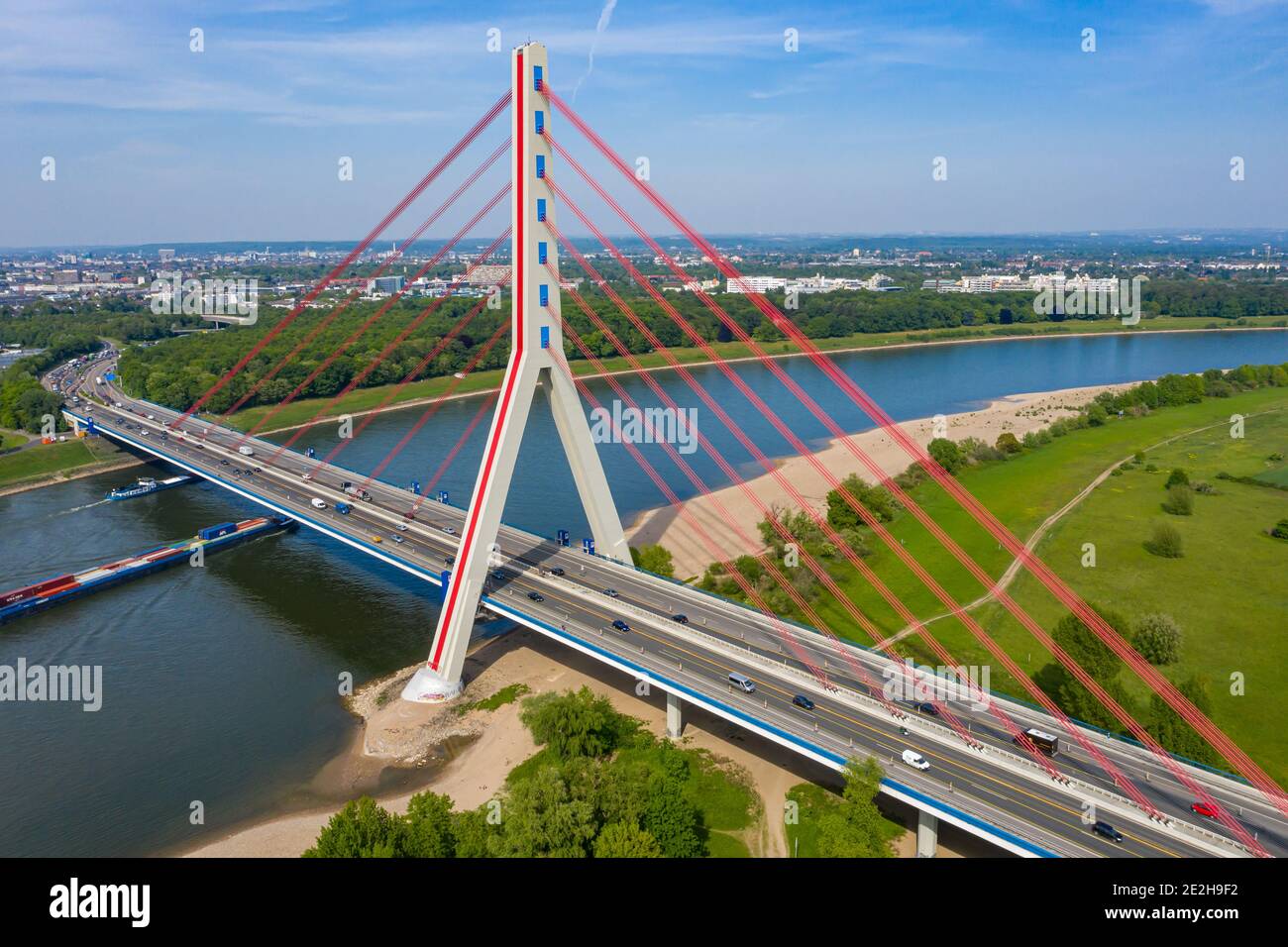 Fleher Bridge in Dusseldorf Stock Photo - Alamy
