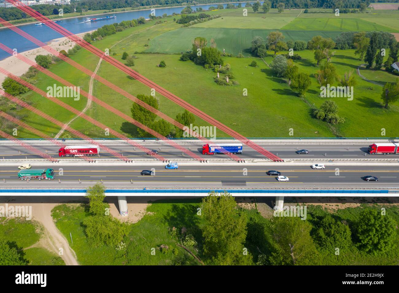Fleher Bridge in Dusseldorf Stock Photo - Alamy