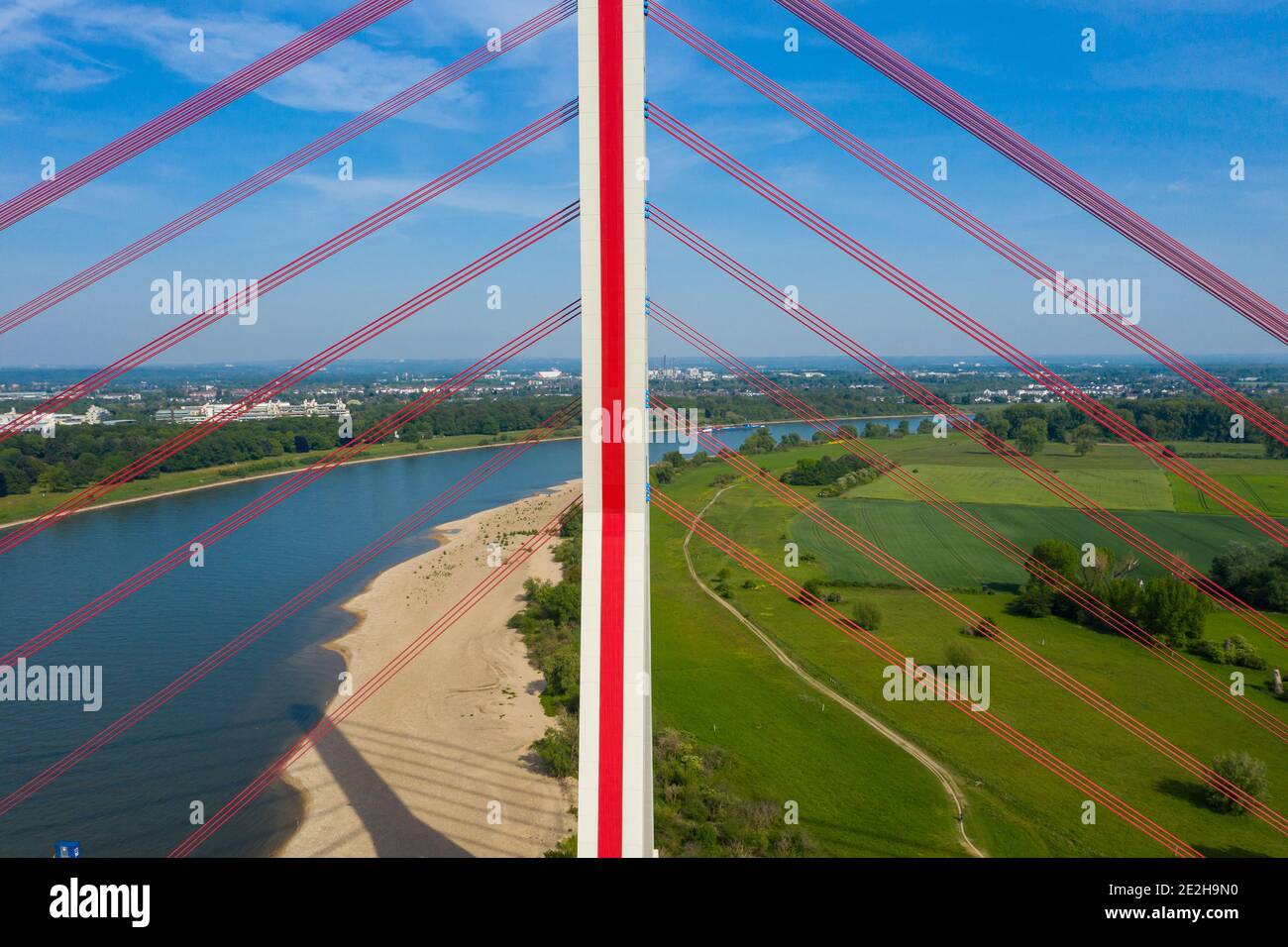 Fleher Bridge in Dusseldorf Stock Photo - Alamy
