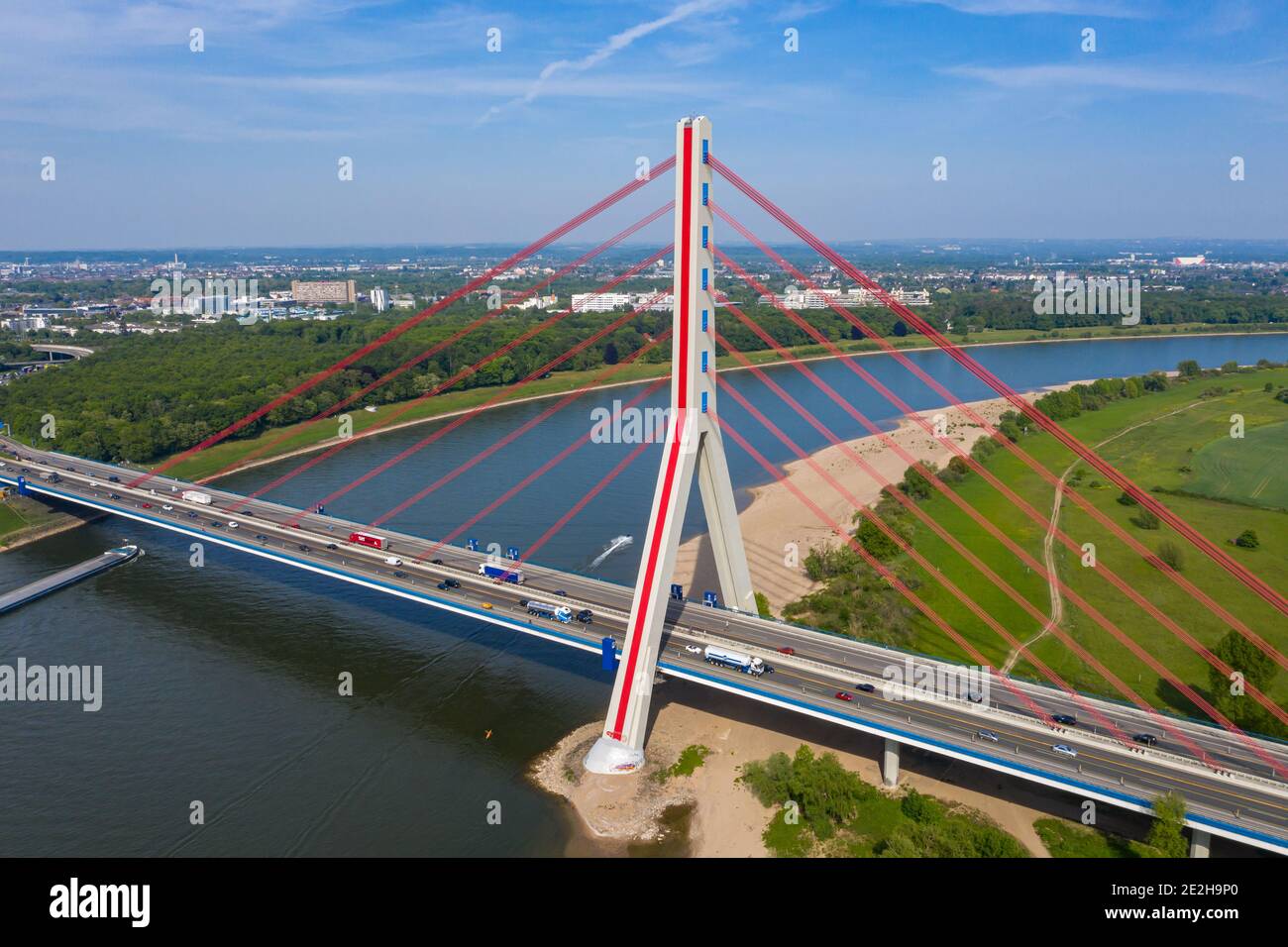 Fleher Bridge in Dusseldorf Stock Photo - Alamy