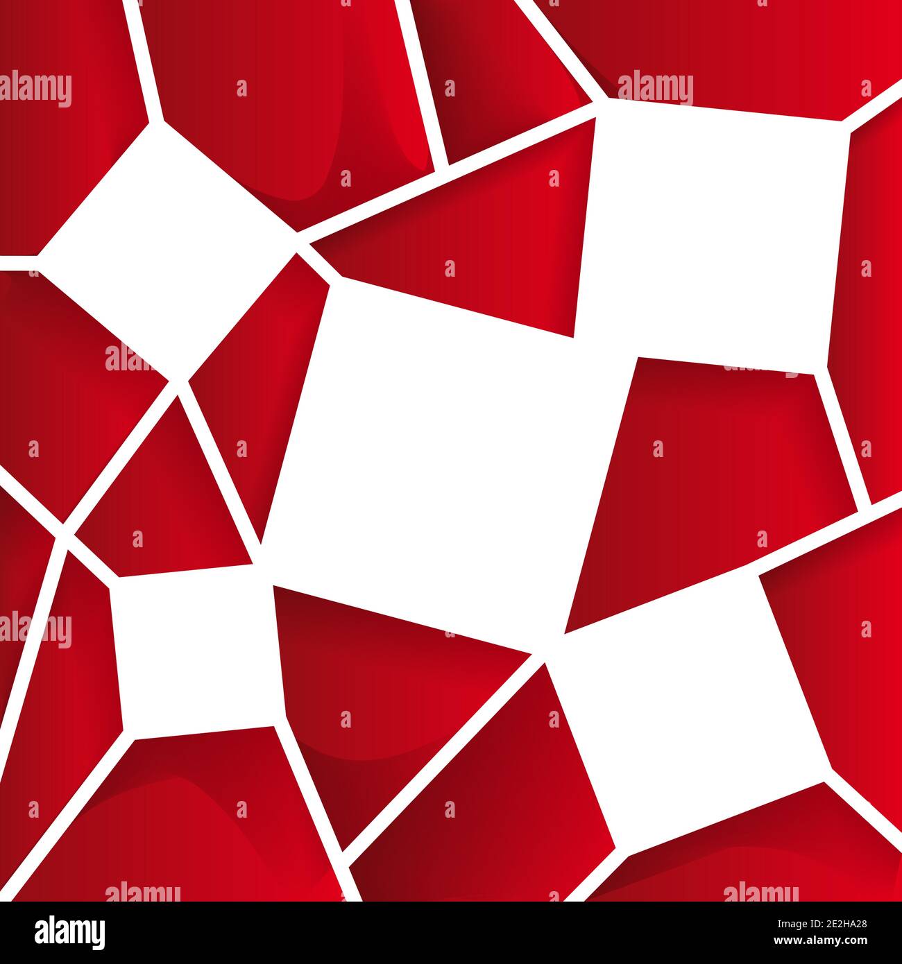 Geometric Abstract red polygons, vector background Stock Vector Image ...