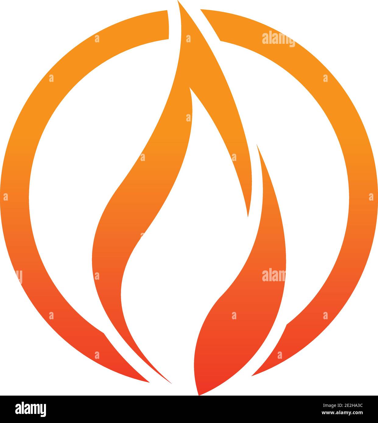 Fire with flame and feuer mit flamme Logo - Vector Stock Vector Image ...