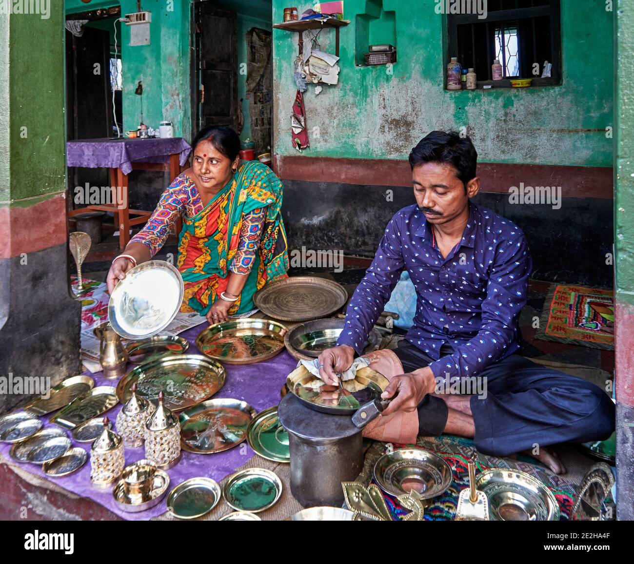 Matiari Village, West Bengal, India. Some of the locals refer to ...