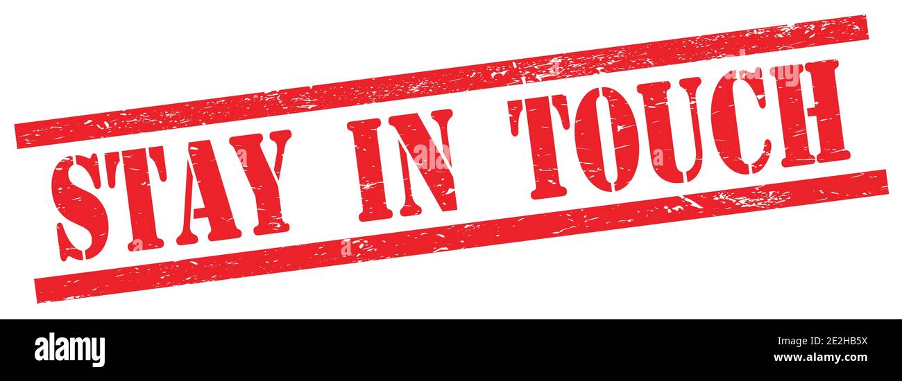 Stay in touch stamp hi-res stock photography and images - Alamy