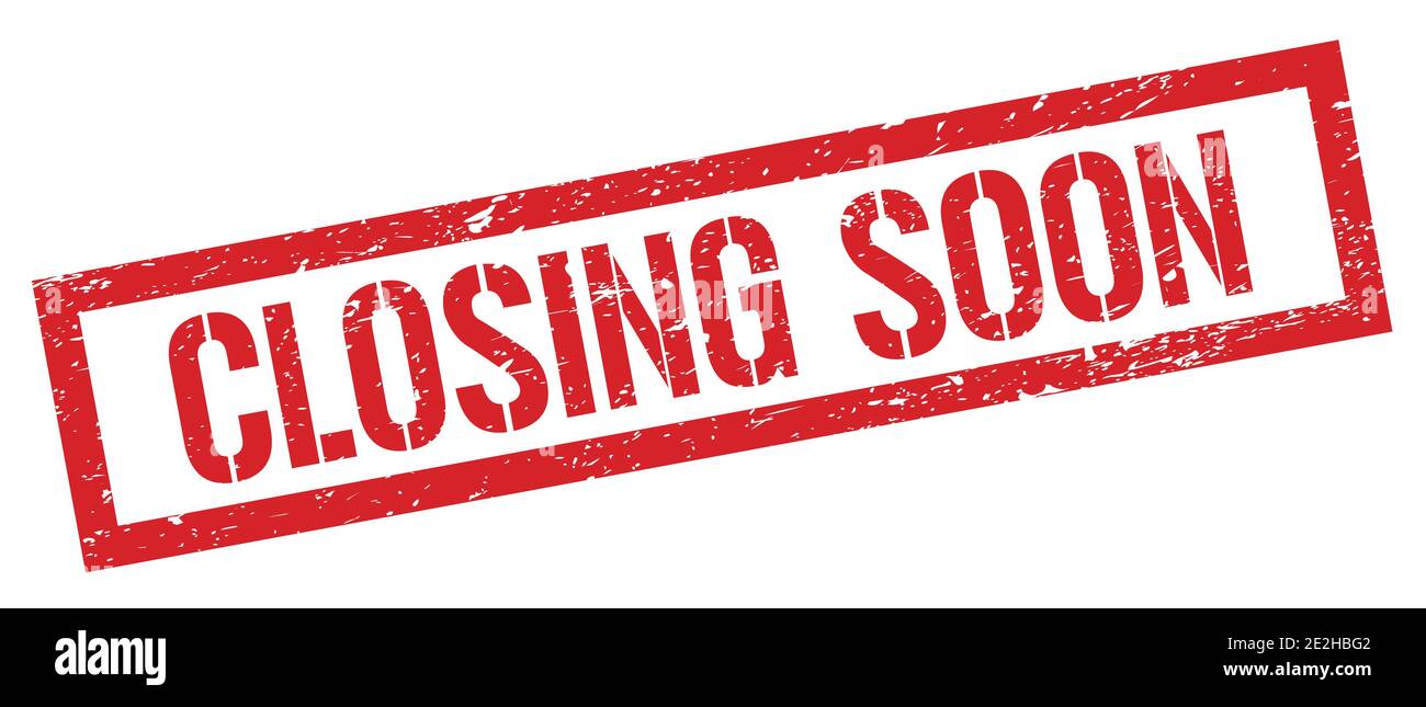 Closing soon hi-res stock photography and images - Alamy