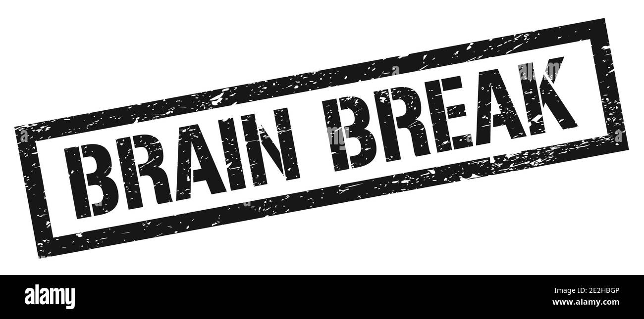 Brain break word hi-res stock photography and images - Alamy