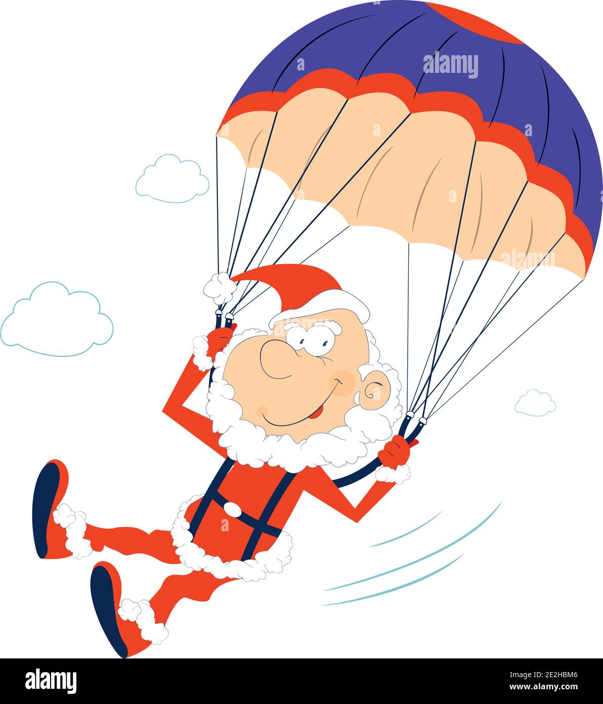 Santa paratrooper Stock Vector Images - Alamy