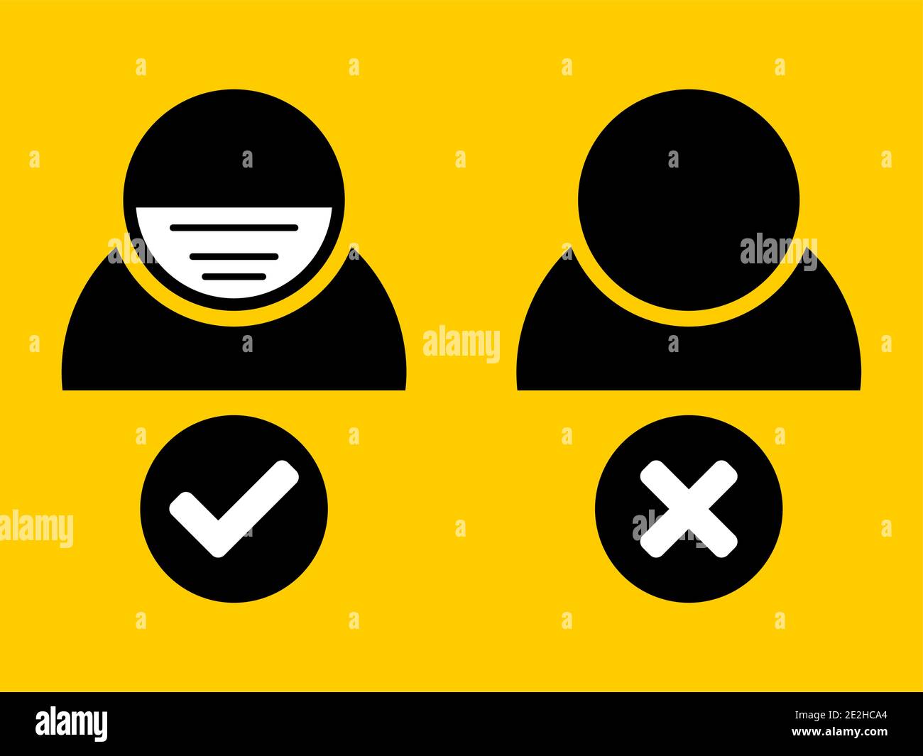 Face Mask Must Be Worn or Masks Required Coronavirus Covid-19 Warning ...