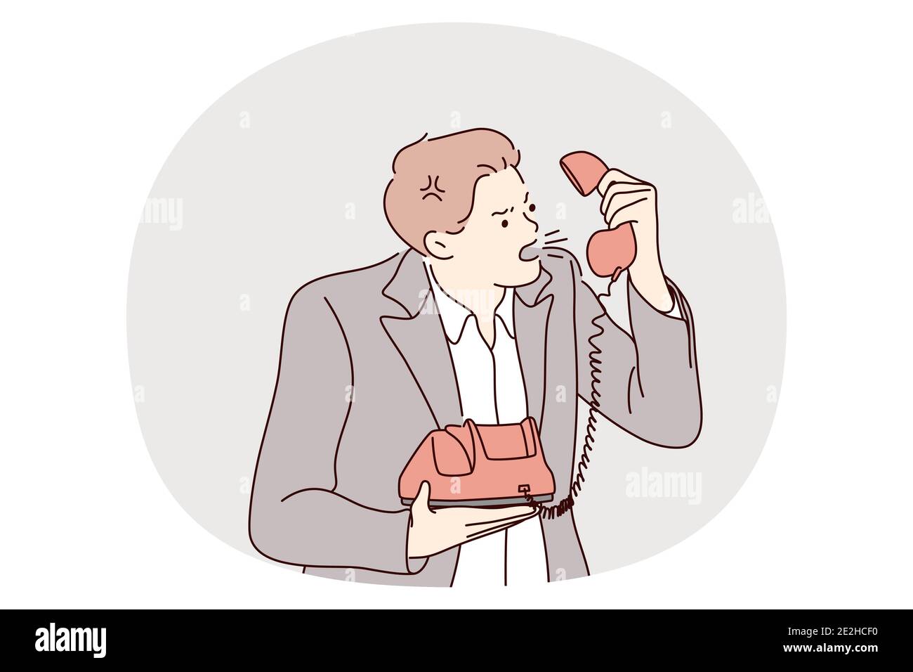 Suffering unpleasant Stock Vector Images - Alamy