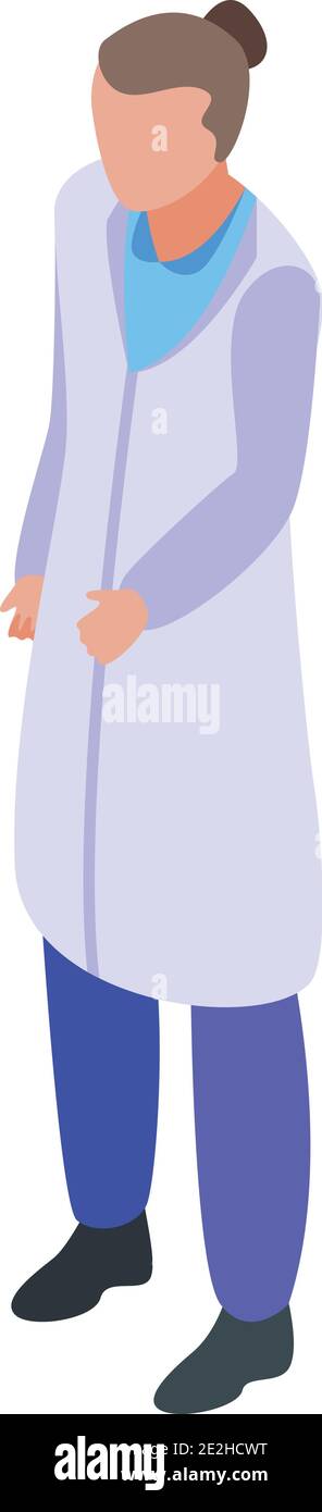 Clinic family doctor icon. Isometric of clinic family doctor vector ...