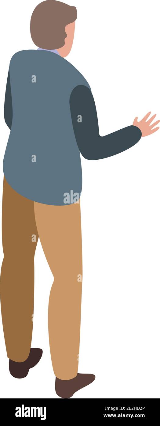 Event coordinator icon. Isometric of event coordinator vector icon for ...