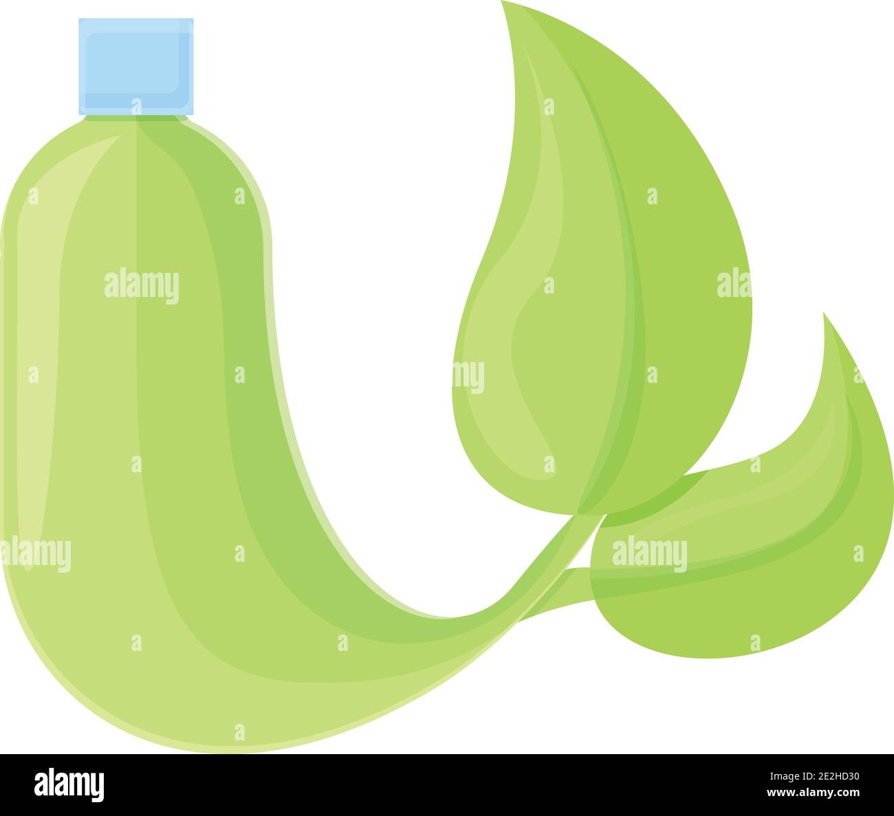 Biodegradable plastic modern bottle icon. Cartoon of biodegradable ...