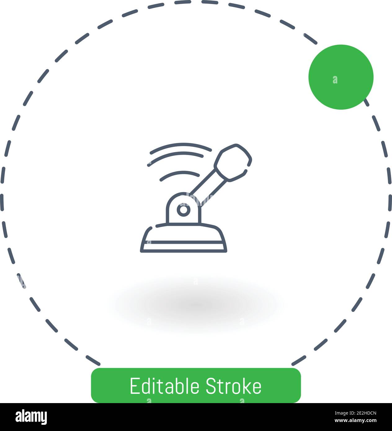 lever vector icon editable stroke outline icons for web and mobile ...