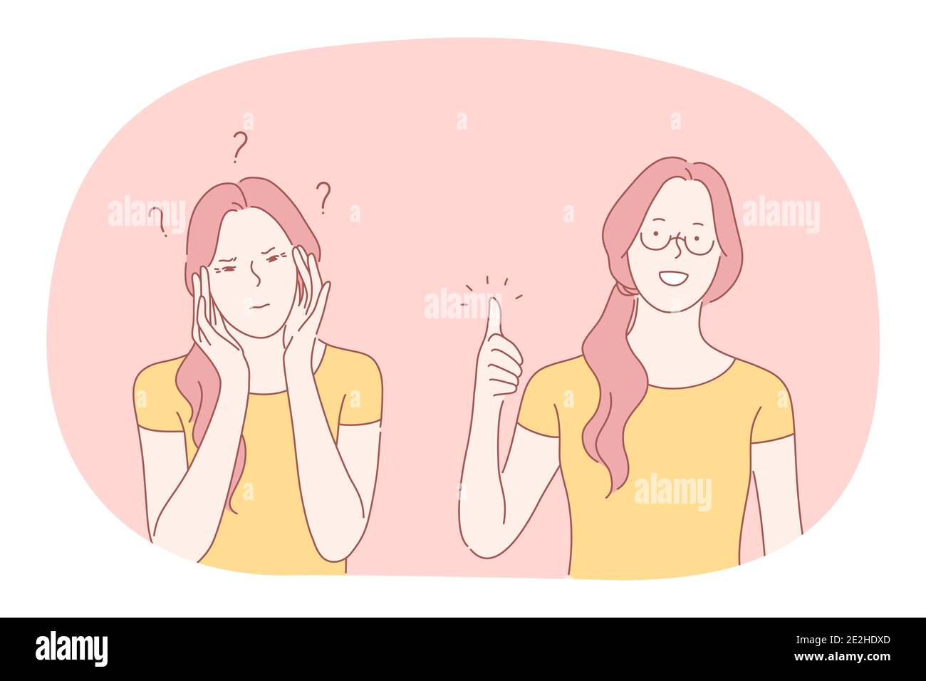 Sign language, gestures, hands communication concept Stock Vector Image ...