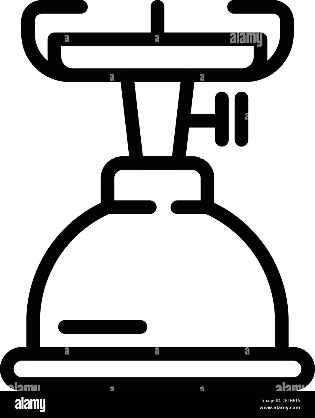 Old gas stove icon. Outline old gas stove vector icon for web design ...