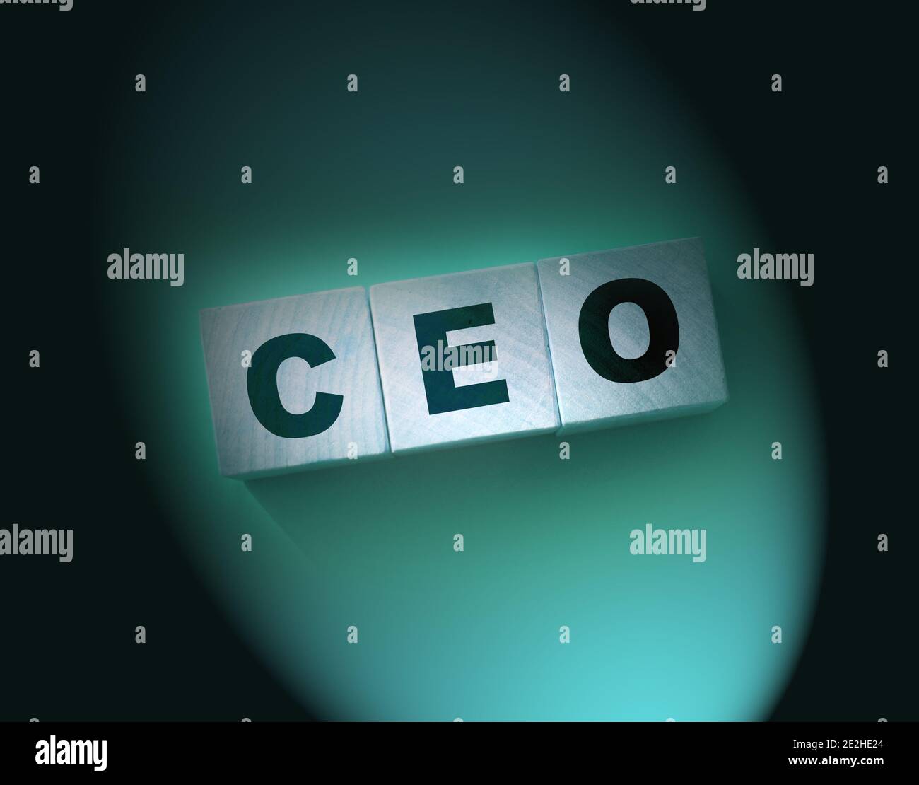 CEO letters on wooden cubes for Chief ExecutiveOfficer on red ...