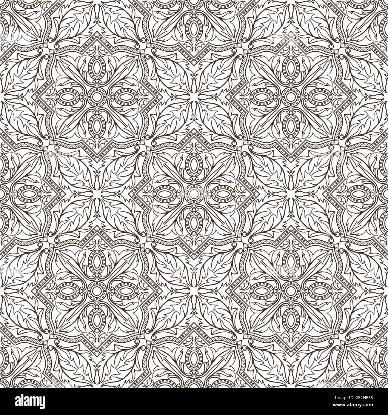 Portuguese azulejo ceramic tile seamless pattern Stock Vector Image ...