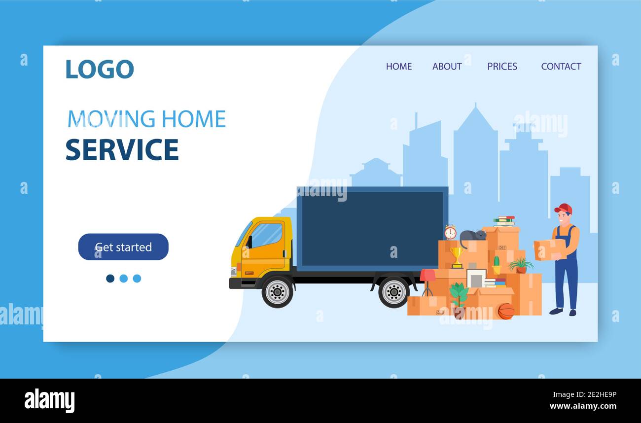 Concept moving house Stock Vector Image & Art - Alamy