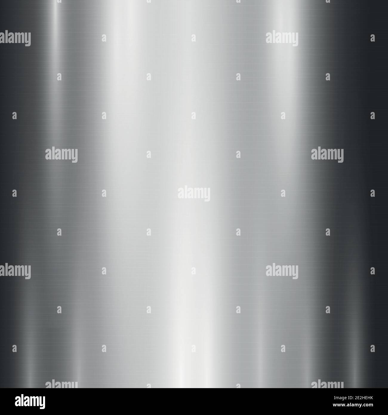 Texture panorama of silver metal with reflection - background Stock ...