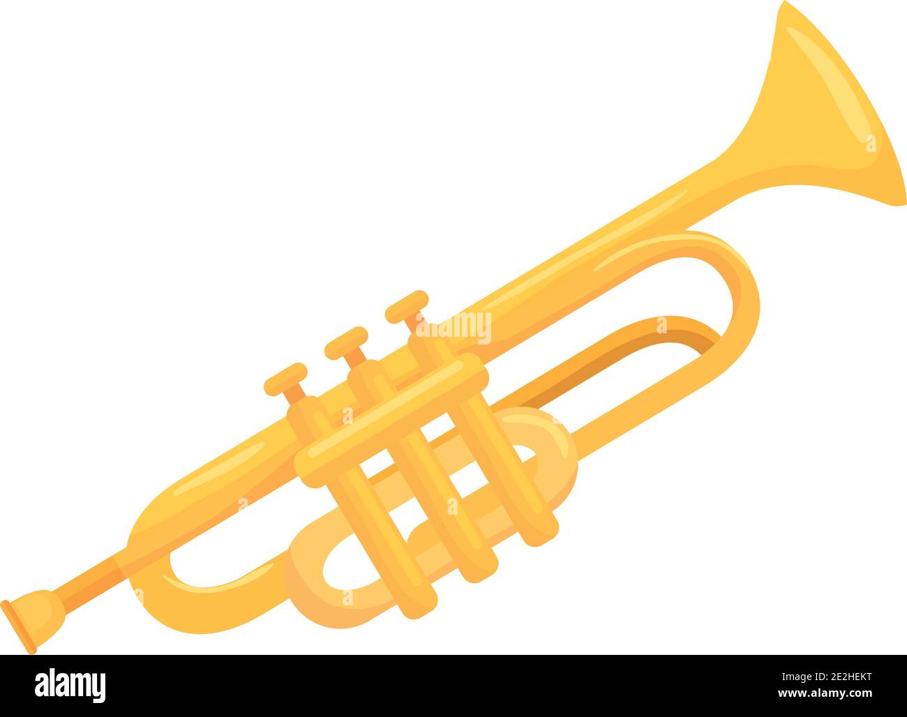 trumpet instrument icon vector design Stock Vector Image & Art - Alamy