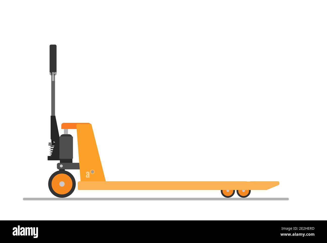 Hand pallet jack lift isolated on white Stock Vector Image & Art - Alamy