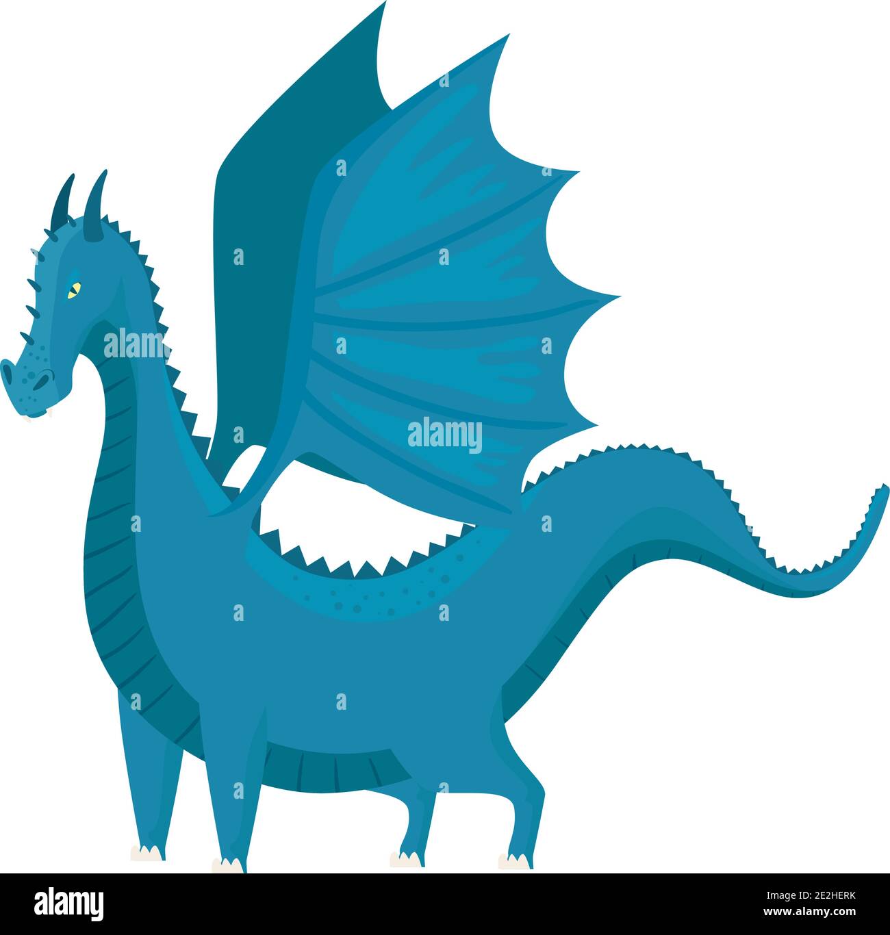 Fairytale dragon cartoon vector design Stock Vector Image & Art - Alamy