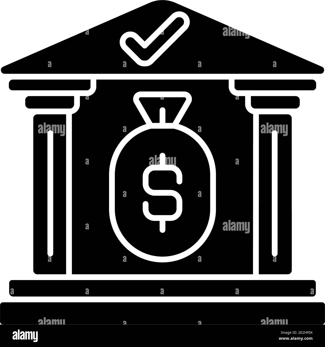 Treasury black glyph icon Stock Vector Image & Art - Alamy