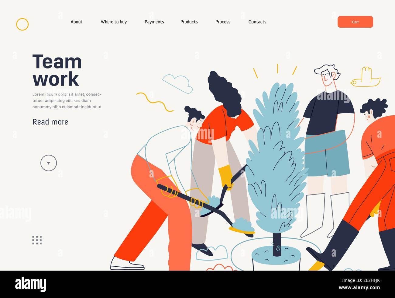 Dig project Stock Vector Images - Alamy