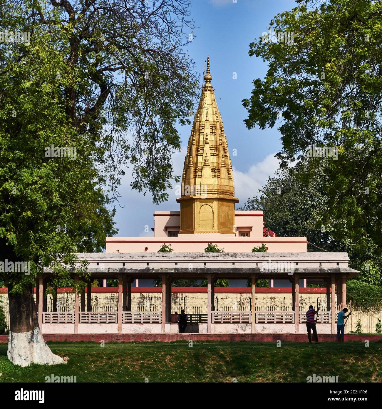 Sarnath, Uttar Pradesh, India. Sarnath is an important pilgrimage point ...