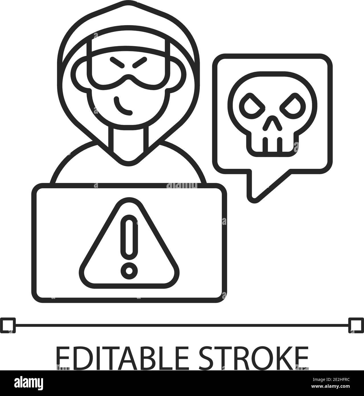 Digital Stalking Stock Vector Images - Alamy