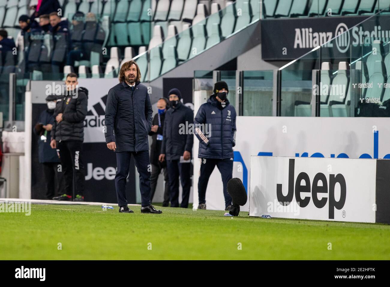 Andrea Pirlo coach of Juventus Fc during the Italian cup, round of 16 ...