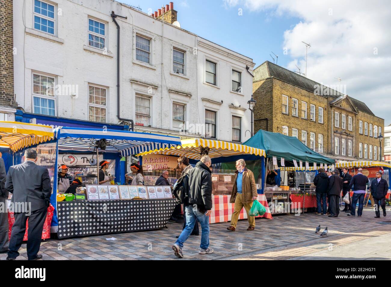 Tachbrook Street Market in Pimlico, London Stock Photo - Alamy