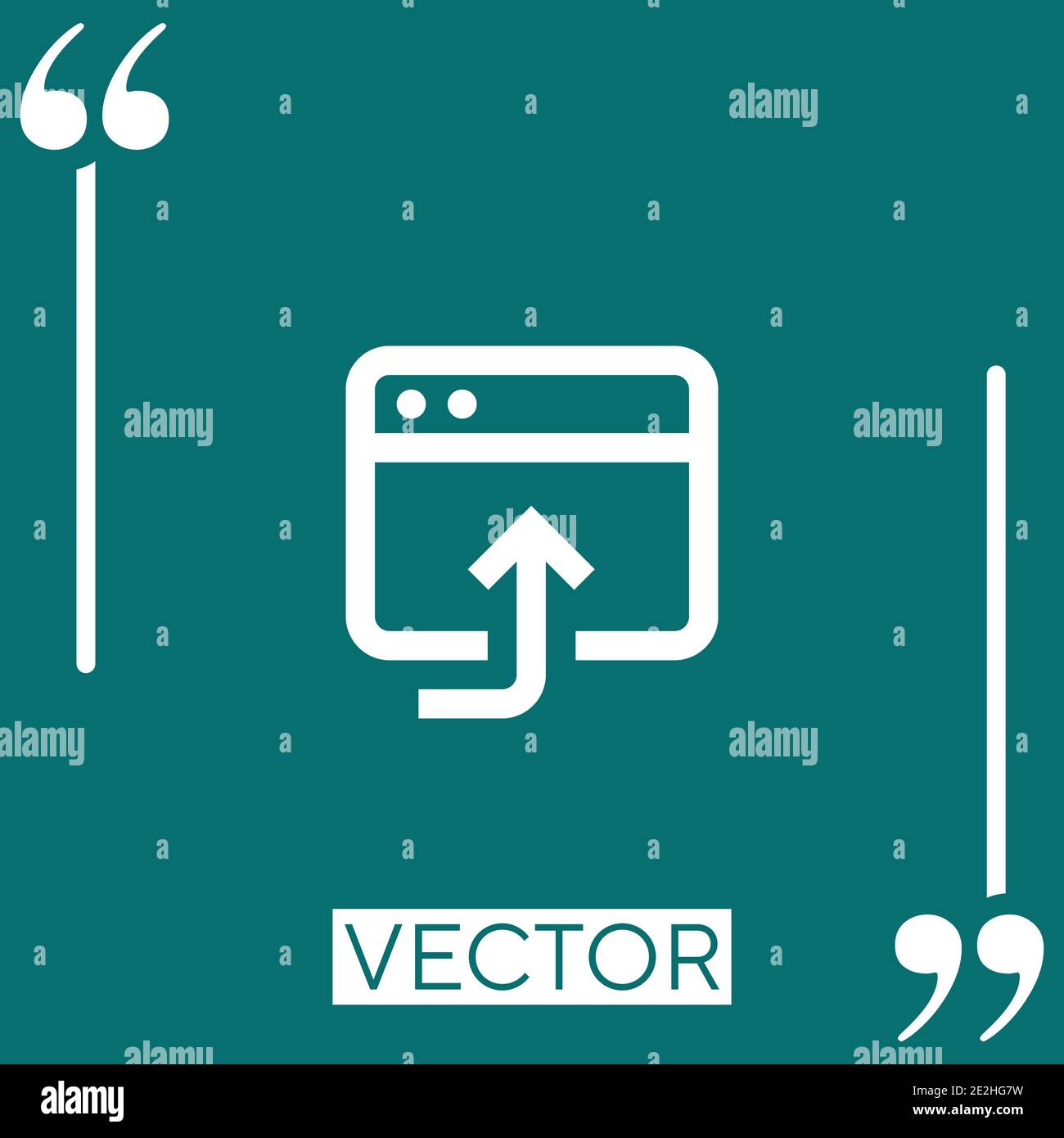 Open in browser icon hi-res stock photography and images - Alamy