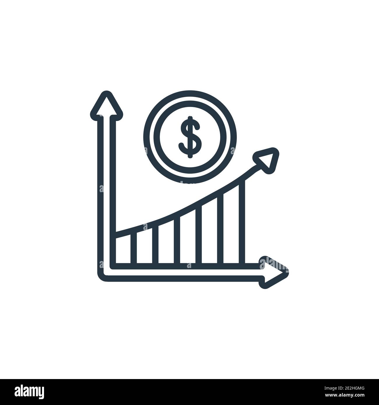 Yield outline vector icon. Thin line black yield icon, flat vector ...