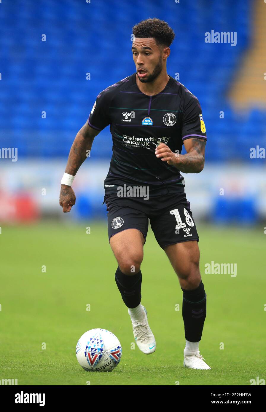 File photo dated 30-06-2020 of Charlton Athletic's Andre Green Stock ...